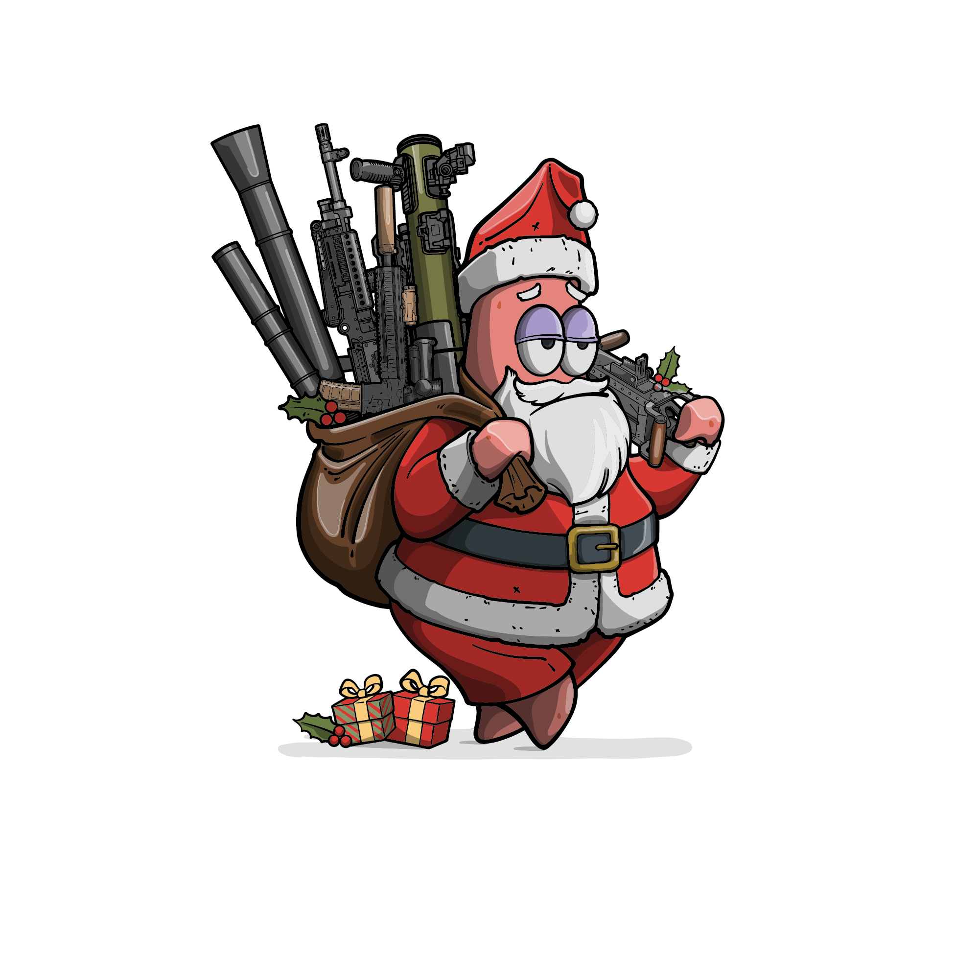 Santa Patrick | Tacticool Art